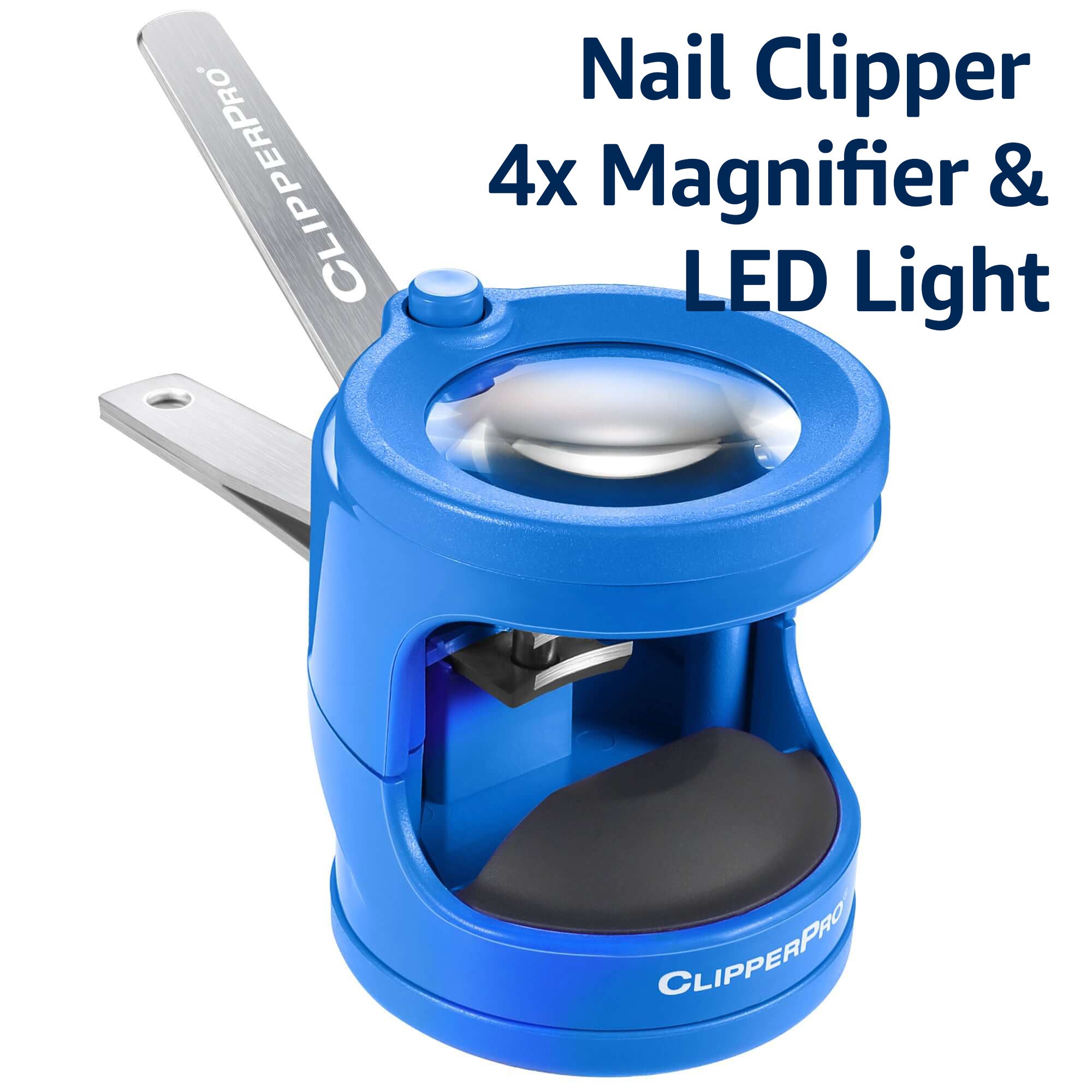 ClipperPro® Fingernail Trimmer 4x Magnifier LED Illumination